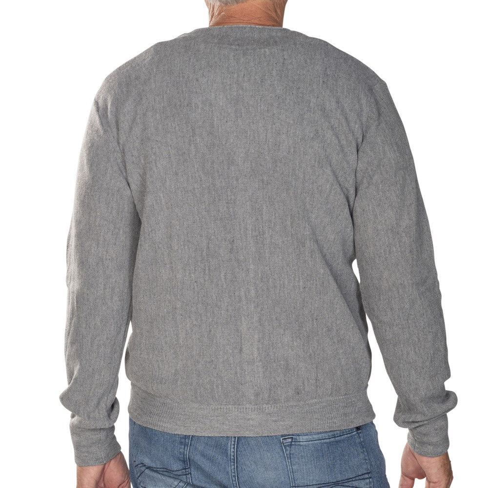 Men's Links Cardigan Sweater-Gray Heather – bandedbottom
